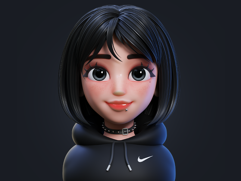 Nike Girl NFT_agenzZ-站酷ZCOOL