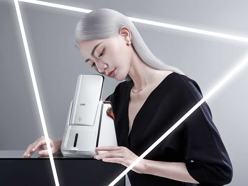 QIMI手持挂烫机商详｜“雪山”概念版_欧视觉-站酷ZCOOL