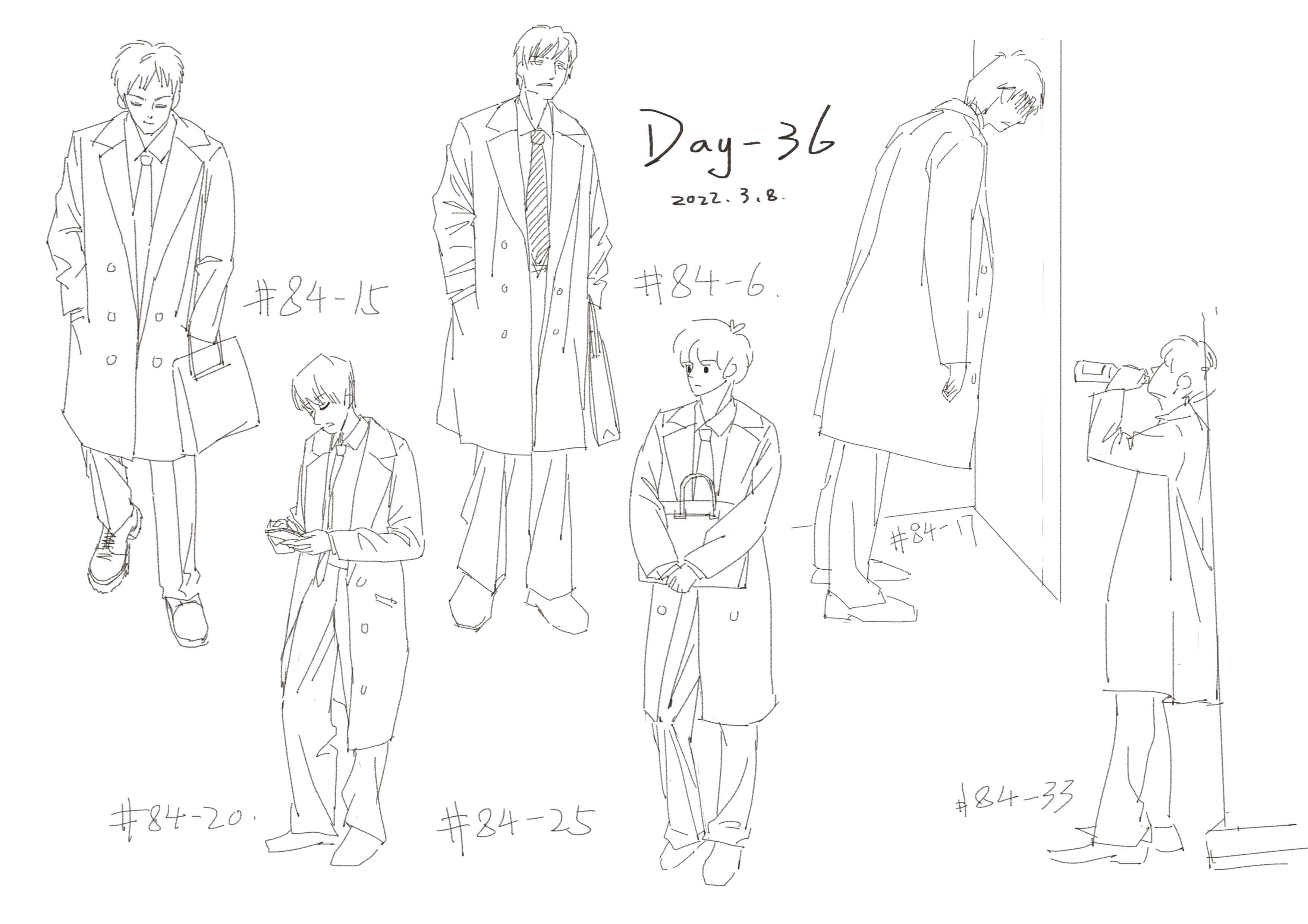 #速写60天挑战赛# day36_懒懒小兔蹄子-站酷ZCOOL