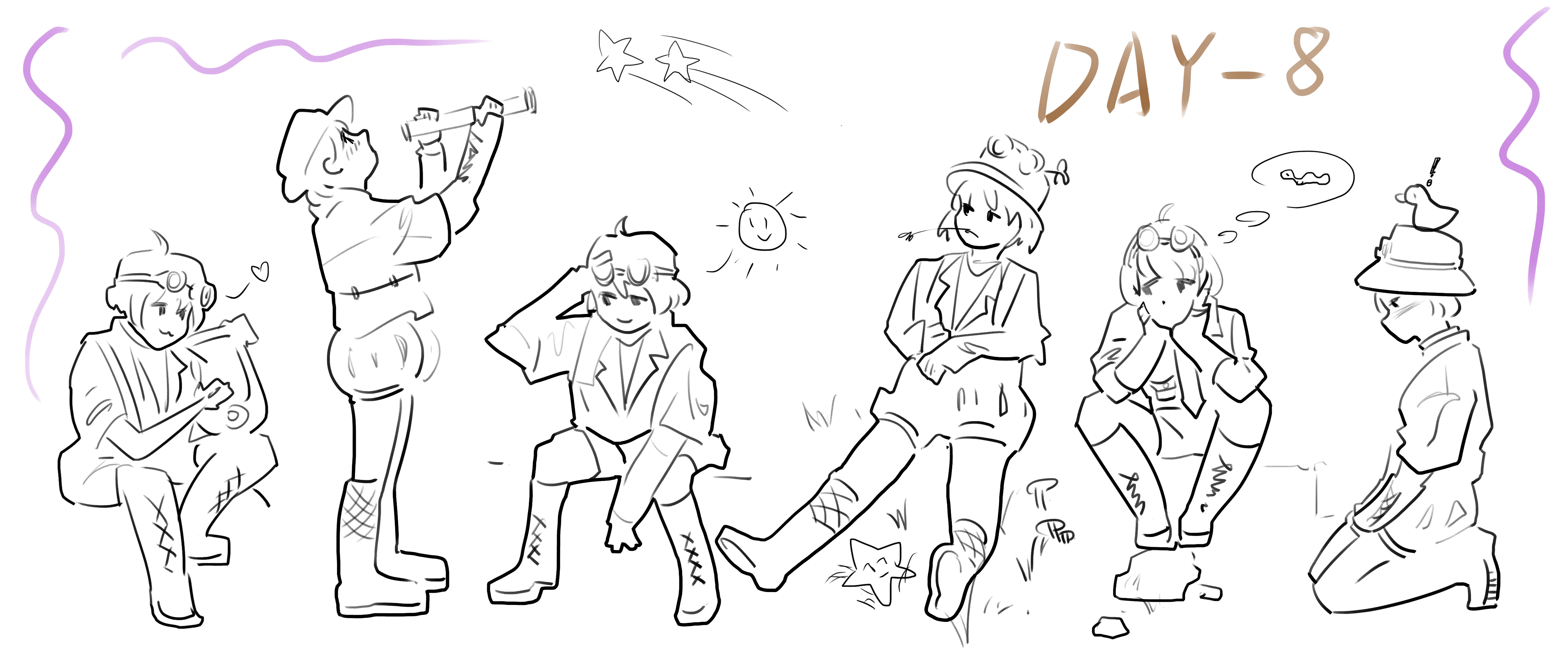 #速写60天挑战赛day8@速写班长_世界第一神太阳-站酷ZCOOL