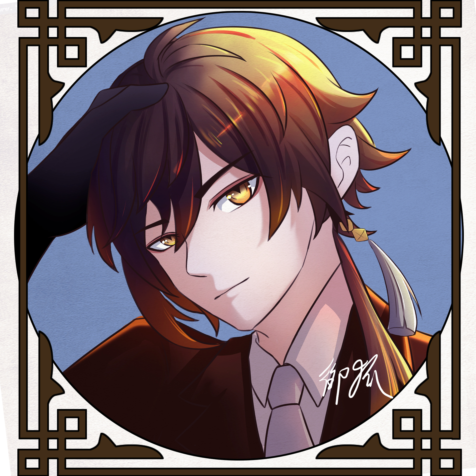 钟离_御狐sama-站酷ZCOOL