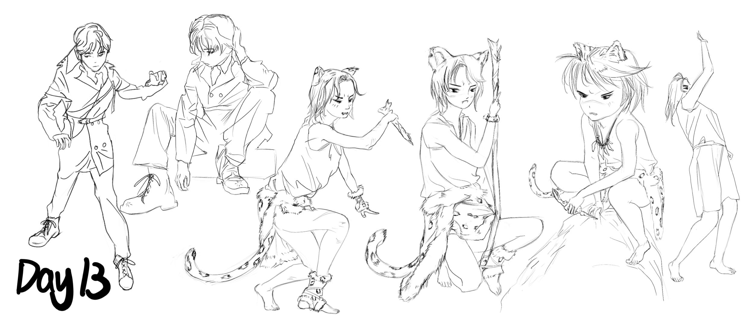 速写60天挑战赛 Day13_JiuJiu汣婳-站酷ZCOOL