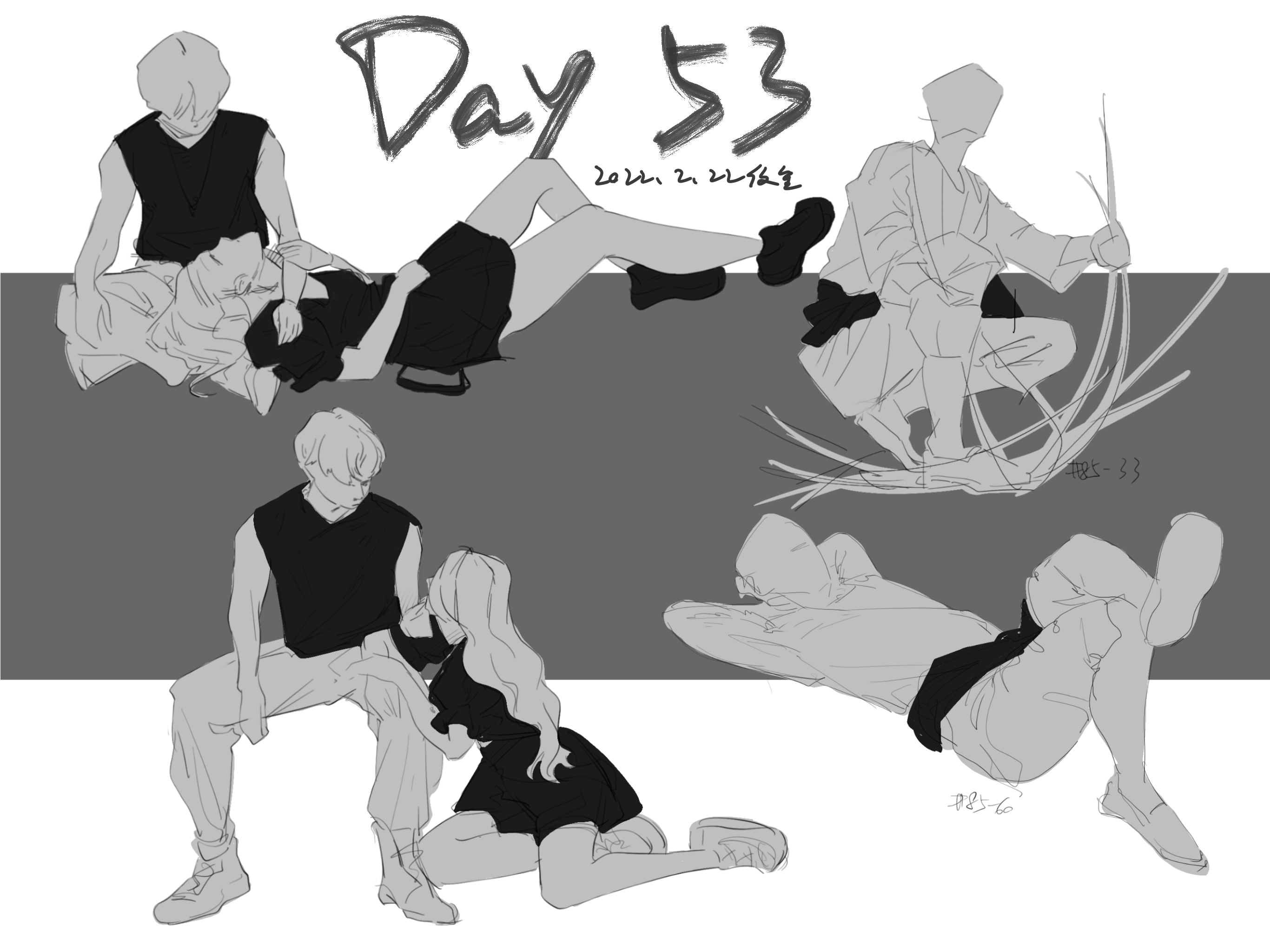 #速写60天挑战赛#day53_攸笙-站酷ZCOOL