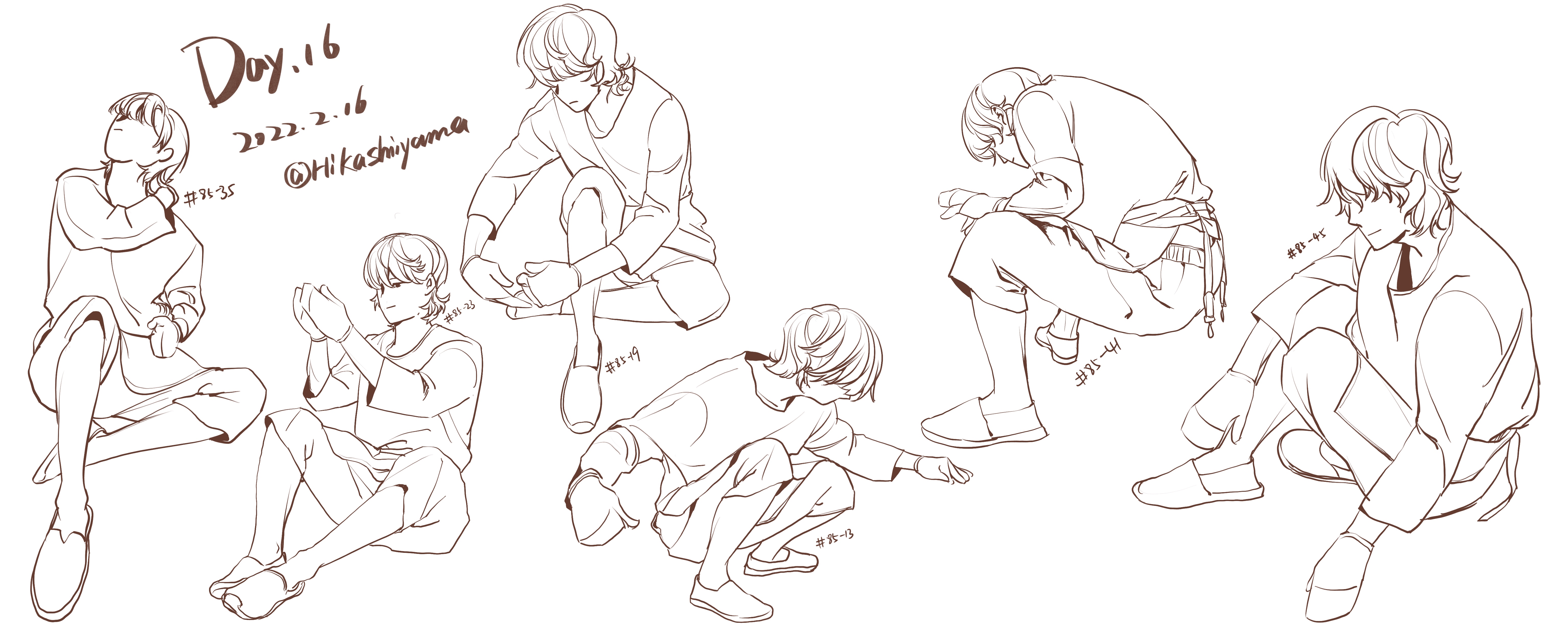 @速写班长 day16#速写60天挑战赛#_冻鱼鱼鱼鱼-站酷ZCOOL