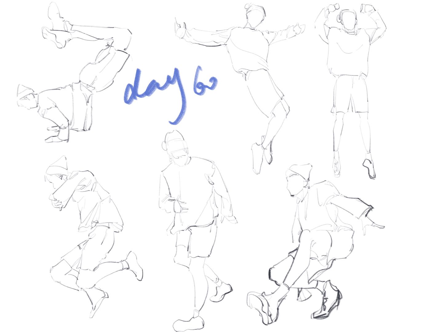 #速写60天挑战赛#@速写班长 day60 加油！ _银砸jyb-站酷ZCOOL