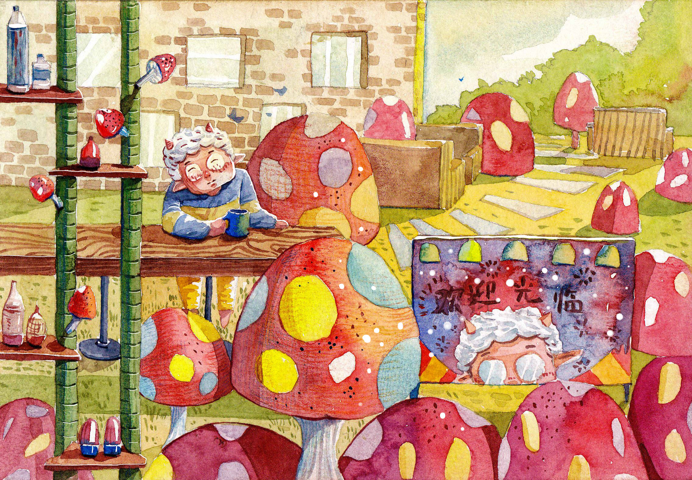 数羊吧_一只羊cy-站酷ZCOOL