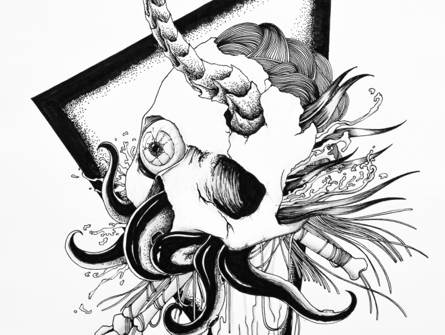 骷髅与爆发系列_守望者Swangzhe-站酷ZCOOL