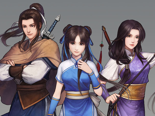 仙剑奇侠传online六个角色_darksolin-站酷ZCOOL