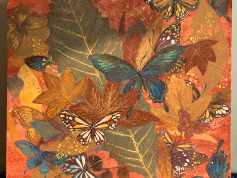 落叶集——蝶_Junjun爱画画-站酷ZCOOL