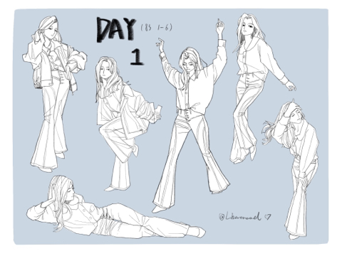 #速写60天挑战赛# Day1@速写班长 _Libercreed丽德-站酷ZCOOL