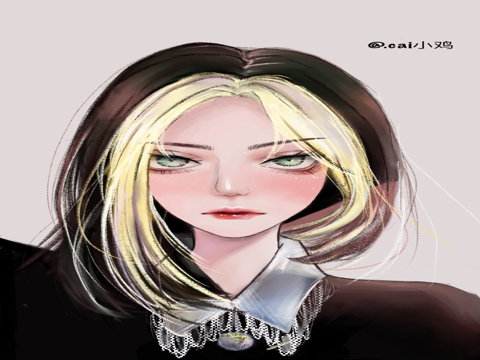 procreate｜头像｜约稿_cai小鸡-站酷ZCOOL