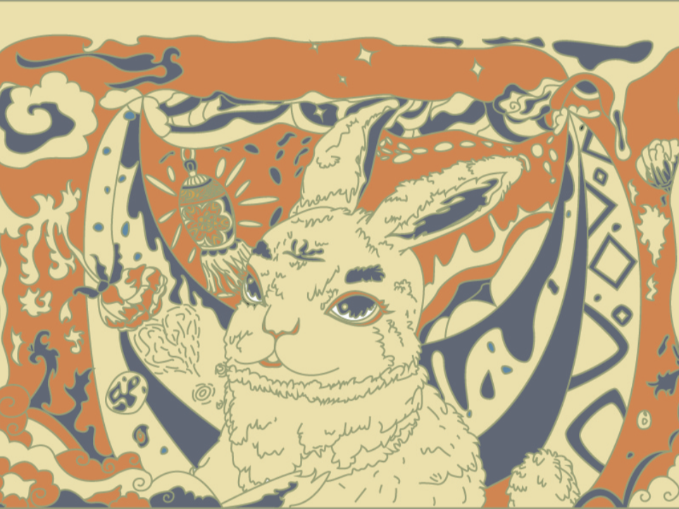 月亮与兔_元气满满的噜噜噜-站酷ZCOOL