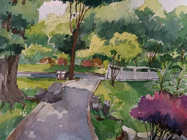 2022.2.14-2022.2.22水彩风景_梁幸绘-站酷ZCOOL