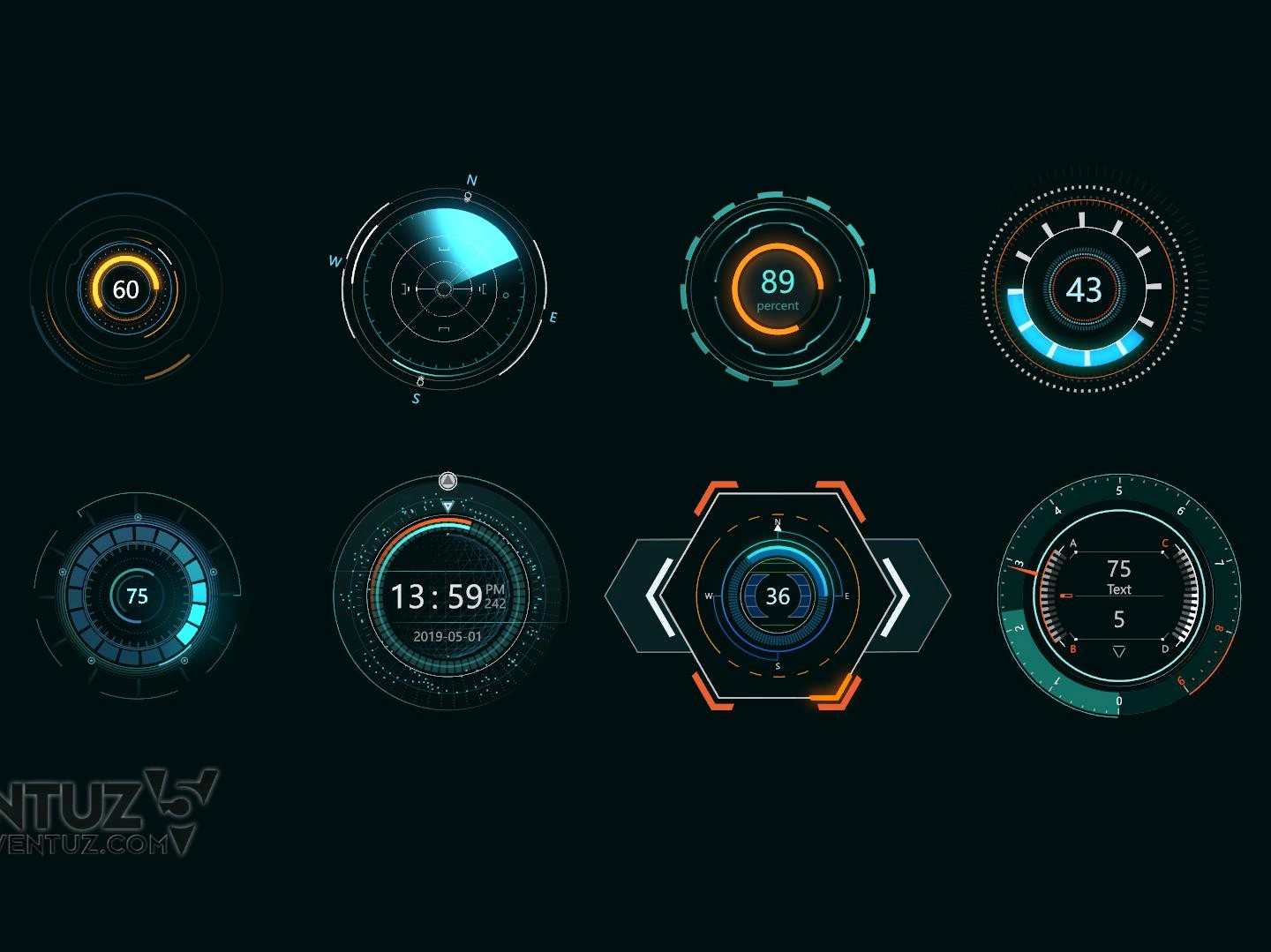 科技感hud_素材网站_图片免费下载-ZCOOL站酷