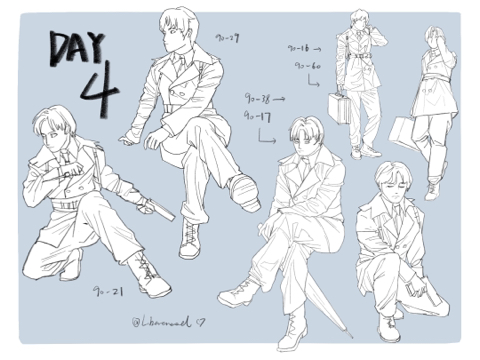 #速写60天挑战赛# Day4 @速写班长_Libercreed丽德-站酷ZCOOL