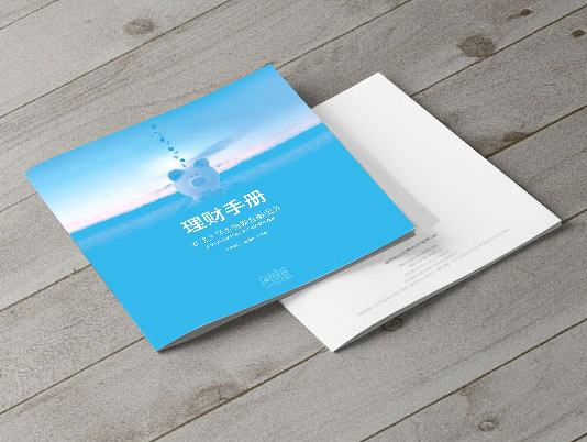 企业宣传册——理财手册_七夏iris-站酷ZCOOL