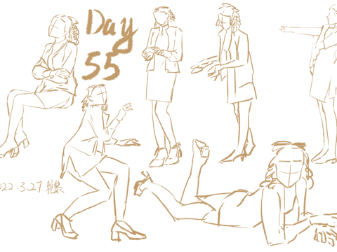 #速写60天挑战赛# day5 @速写班长 _乾黎-站酷ZCOOL