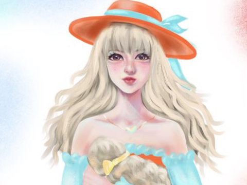 糖果女孩_Iris昕-站酷ZCOOL