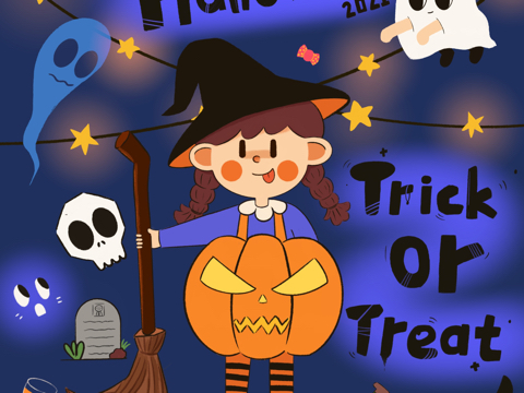 万圣节插画_章鱼DiDi-站酷ZCOOL