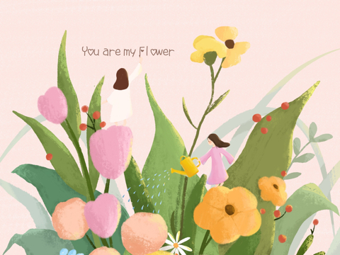 you are my flower_洛一ly-站酷ZCOOL