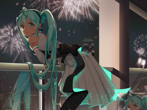 初音未来miku插画_Z719437708-站酷ZCOOL