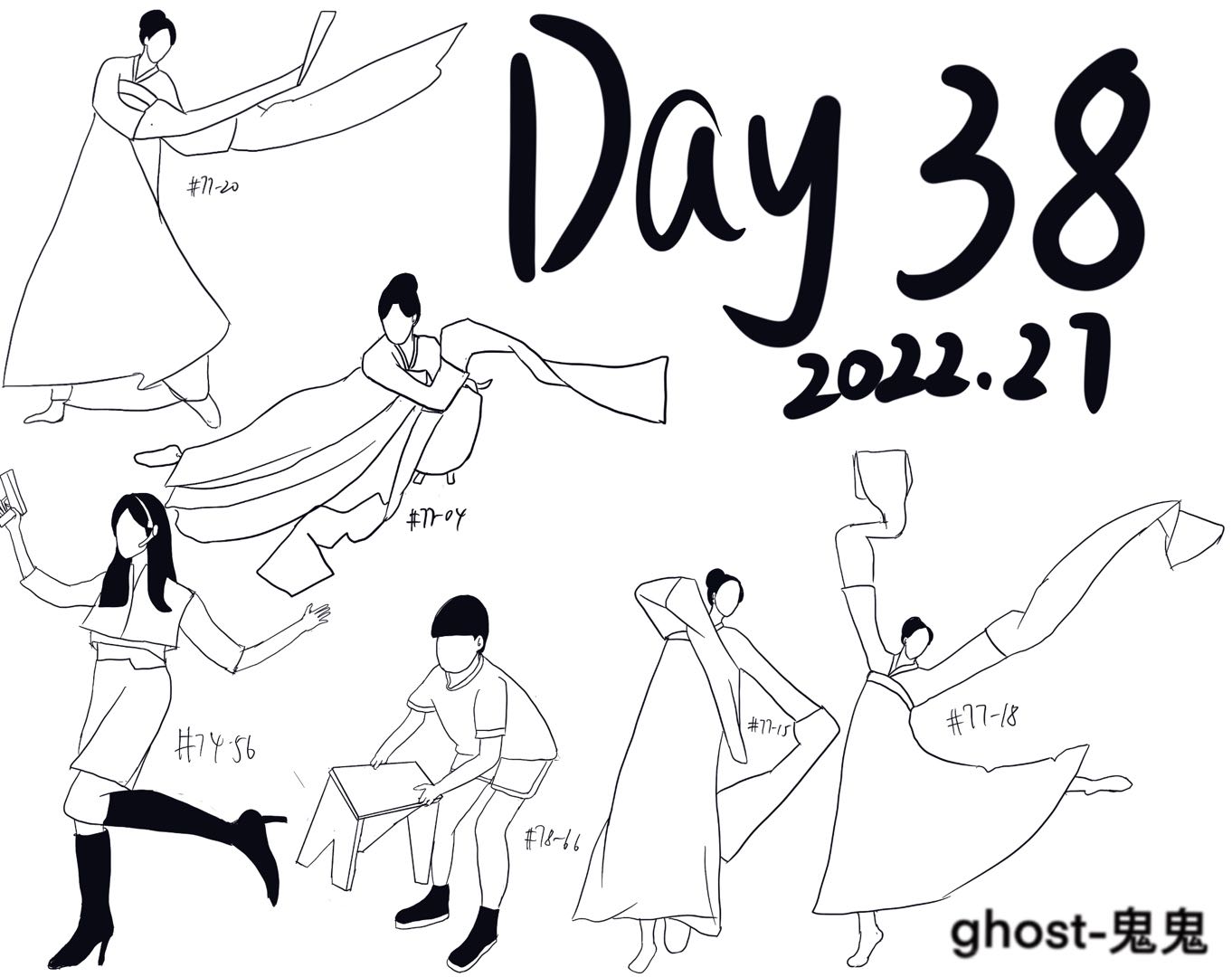 #速写60天挑战赛# Day38@速写班长 _kghost-站酷ZCOOL