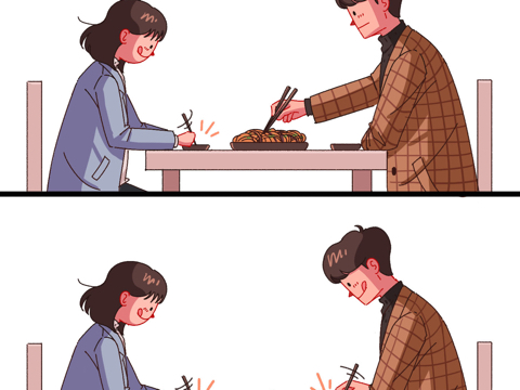 情侣漫画｜画画_野比大康-站酷ZCOOL