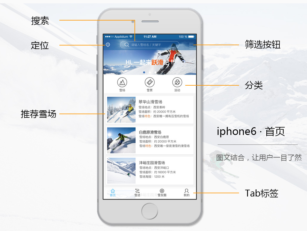 跃滑app_梁娟0323-站酷ZCOOL