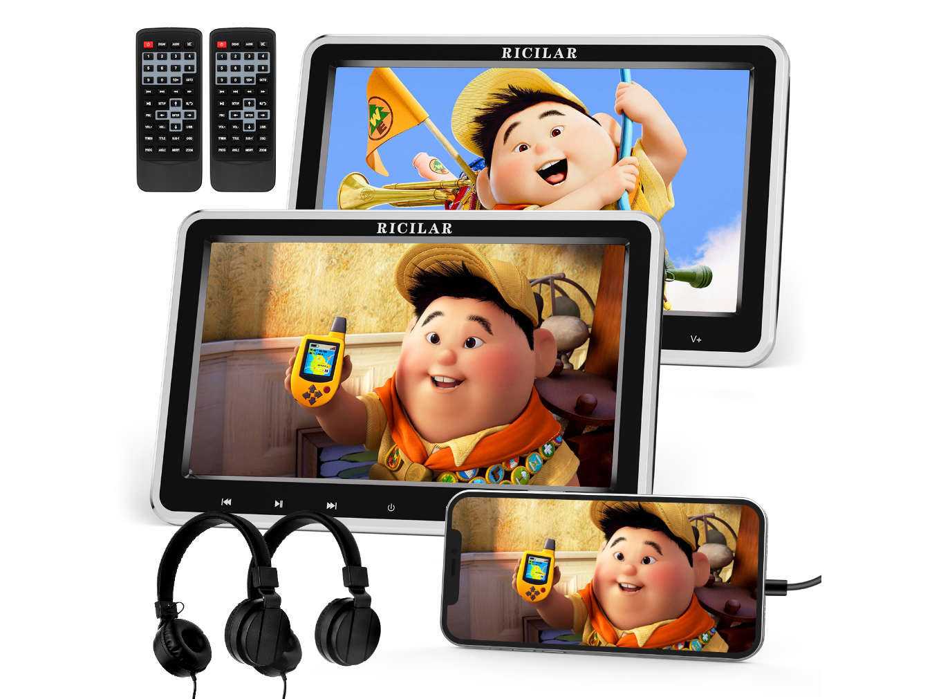 亚马逊车载DVD双母机OC渲染和精修_就带着梦想去旅行-站酷ZCOOL