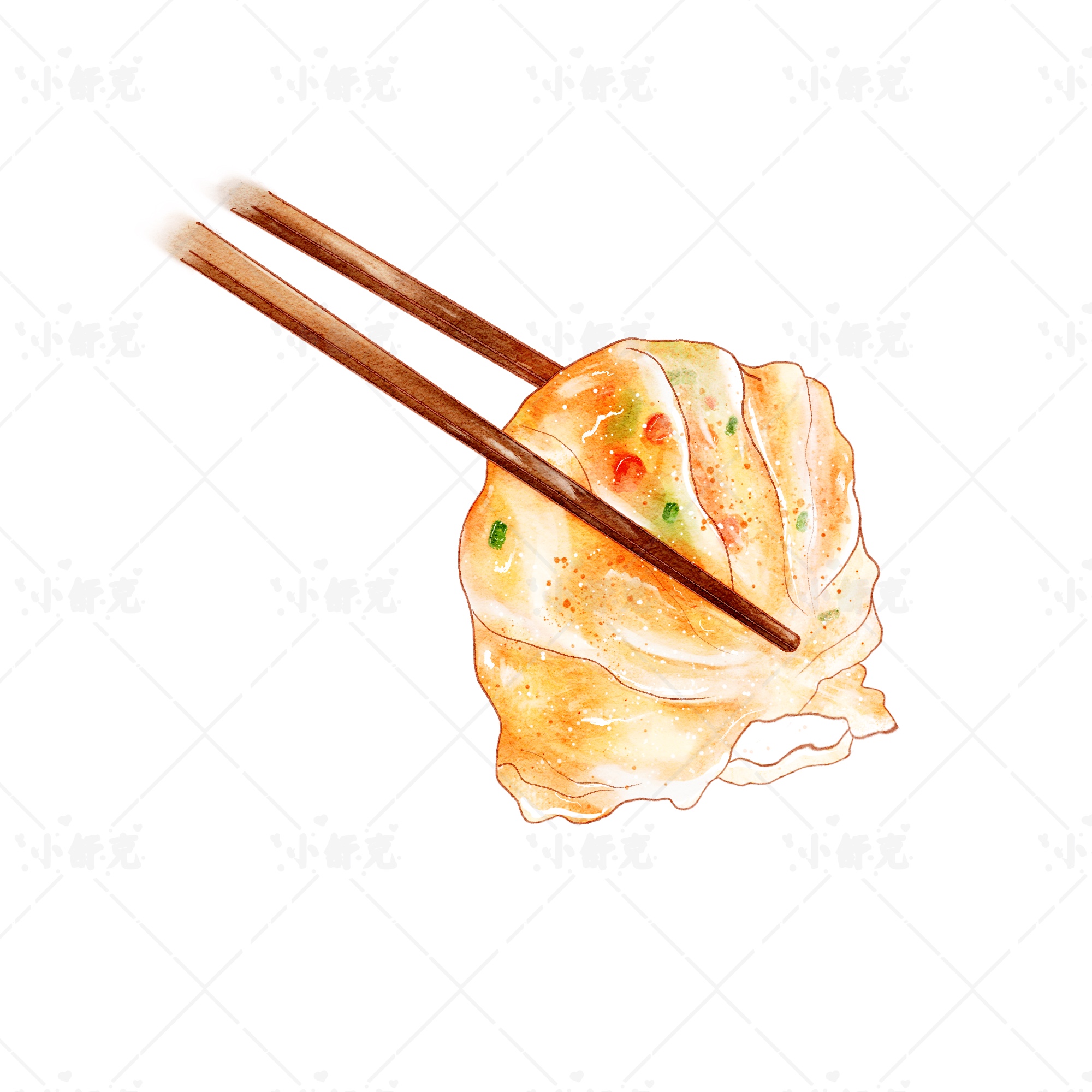 咸口美食＃虾饺_开飞机的小舒克sk-站酷ZCOOL