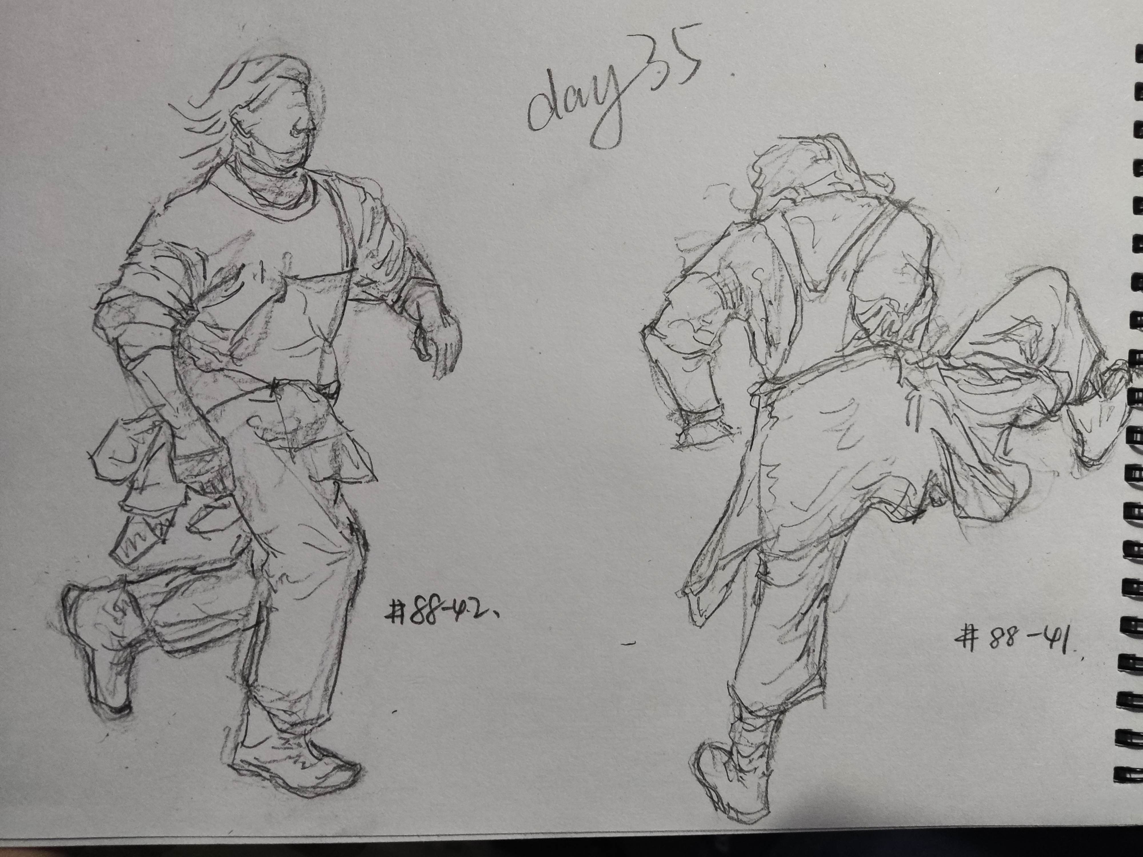 #速写60天挑战赛# day35 @速写班长 _Z915710878-站酷ZCOOL