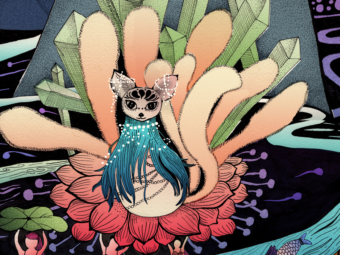 山海经之 青丘_龟龟1931-站酷ZCOOL