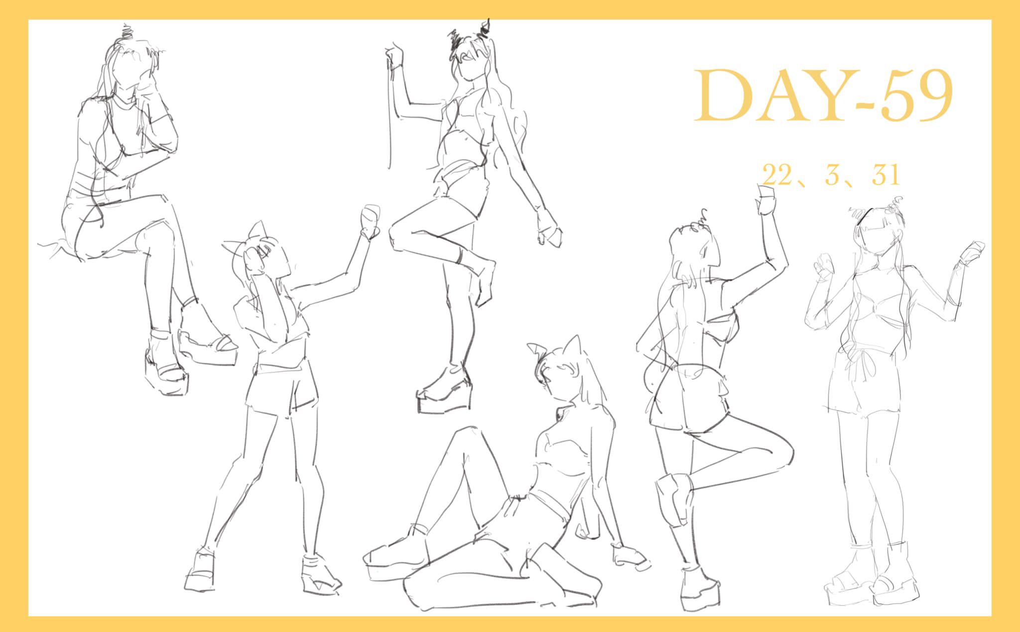 #速写60天挑战赛# @速写班长 day59_好好活下去-站酷ZCOOL