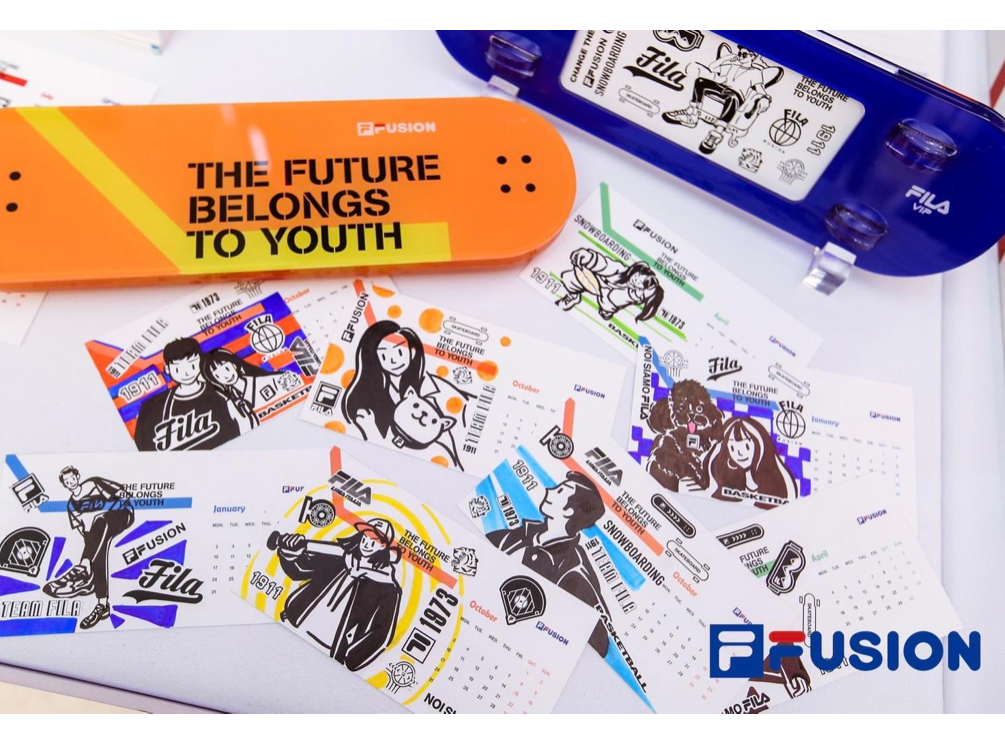 Fila 菲乐现场插画_黄婉纯NIA-站酷ZCOOL