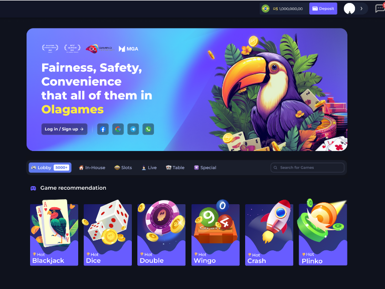 ola game web_Nightfish-站酷ZCOOL