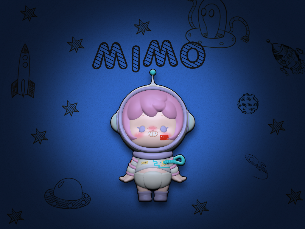 潮玩IP设计丨MIMO宇航员-限量款大娃_森虹设计-站酷ZCOOL