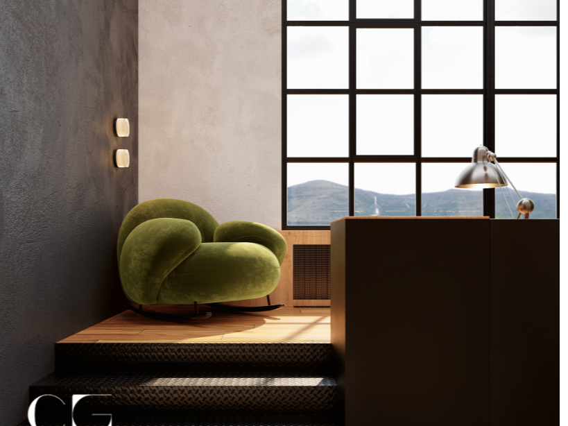 Corona渲染Studio Loft / GASPARBONTA_CG创果-站酷ZCOOL