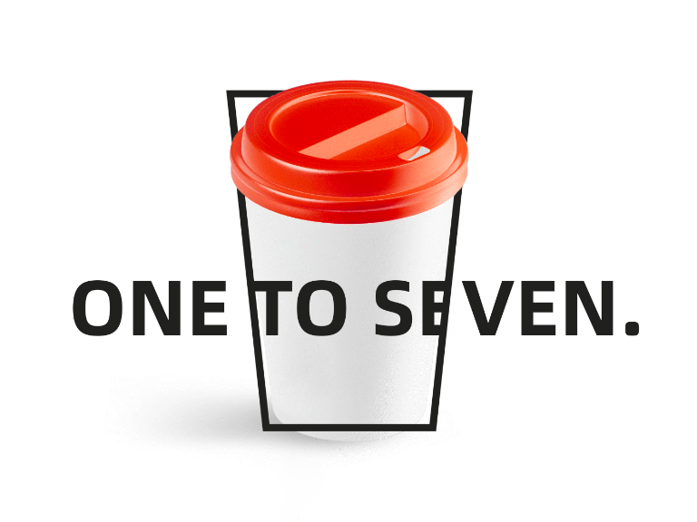 ONE TO SEVEN | 咖啡品牌设计_次原幸子-站酷ZCOOL