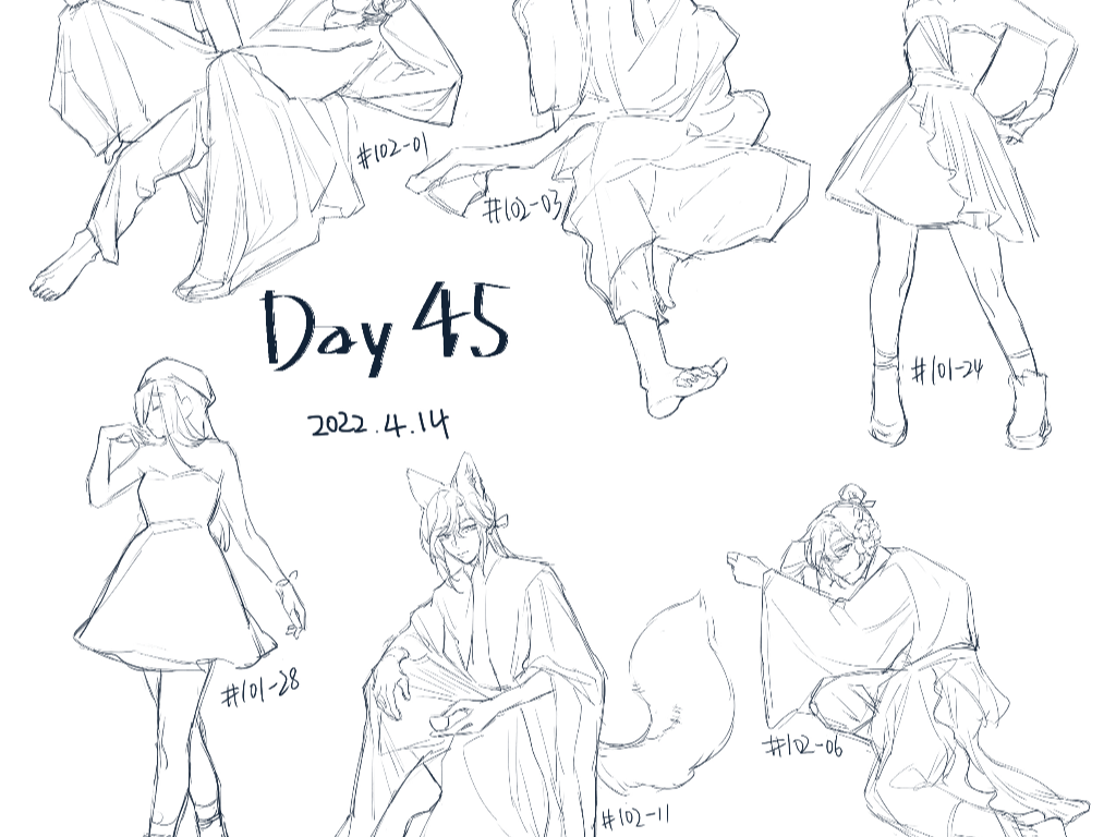 #速写60天挑战赛#day45@速写班长_快乐废物小熊-站酷ZCOOL