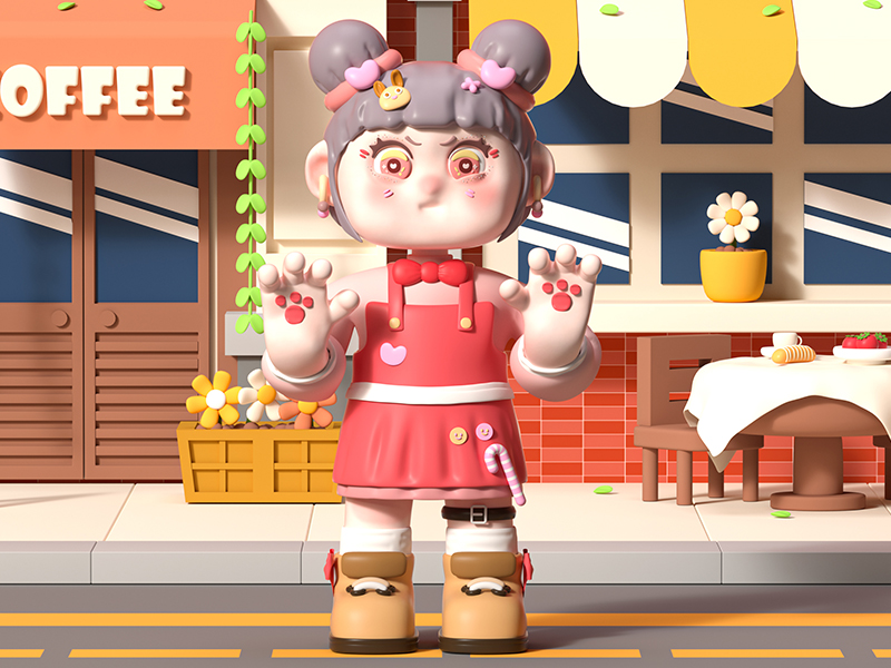 潮玩IP《少女Andy》_西瓜Gy-站酷ZCOOL