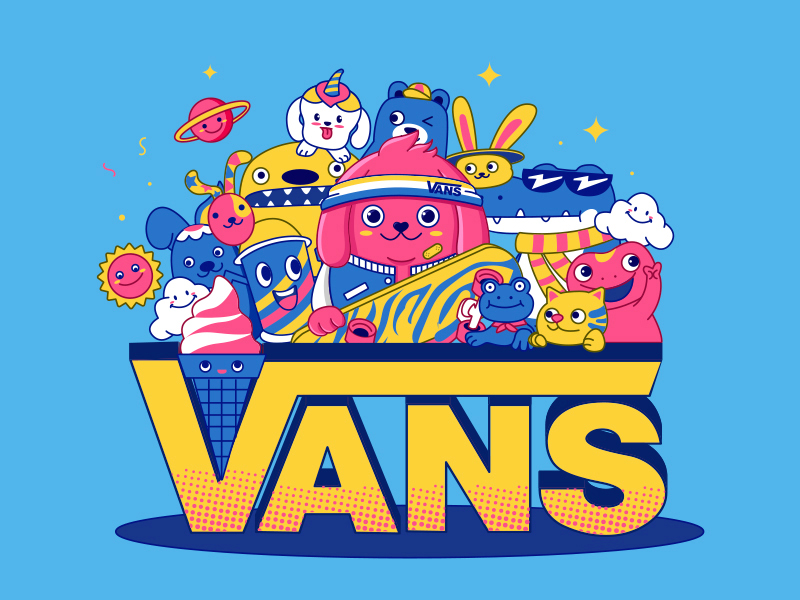 VANS插画海报_刘玮设计-站酷ZCOOL