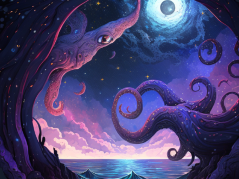 诡梦-夜空_桂荏二十三-站酷ZCOOL