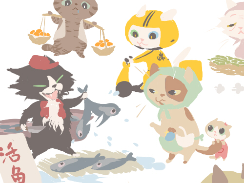 摸鱼页合集_坷小白-站酷ZCOOL