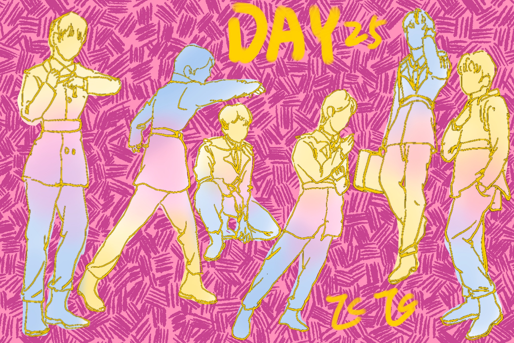 #速写60天挑战赛# day25@速写班长 _夏飞飞233-站酷ZCOOL