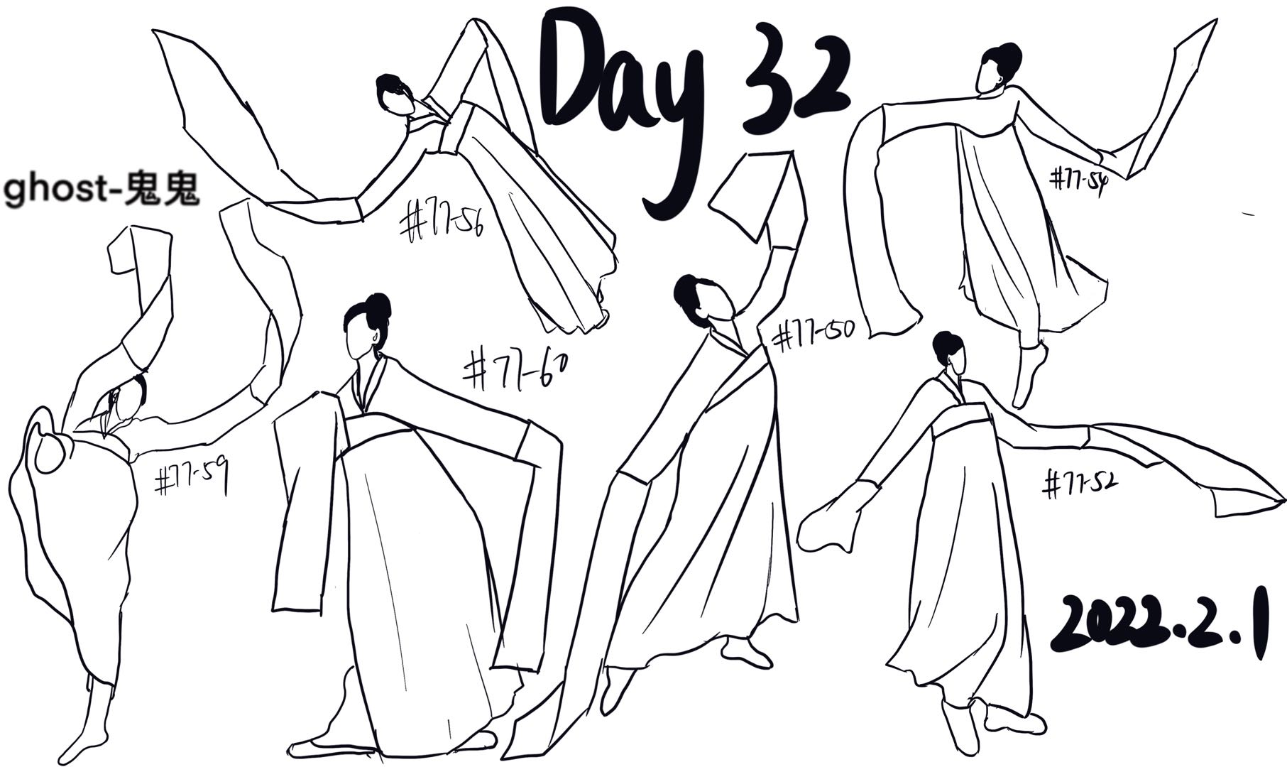 #速写60天挑战赛# Day32@速写班长 _kghost-站酷ZCOOL