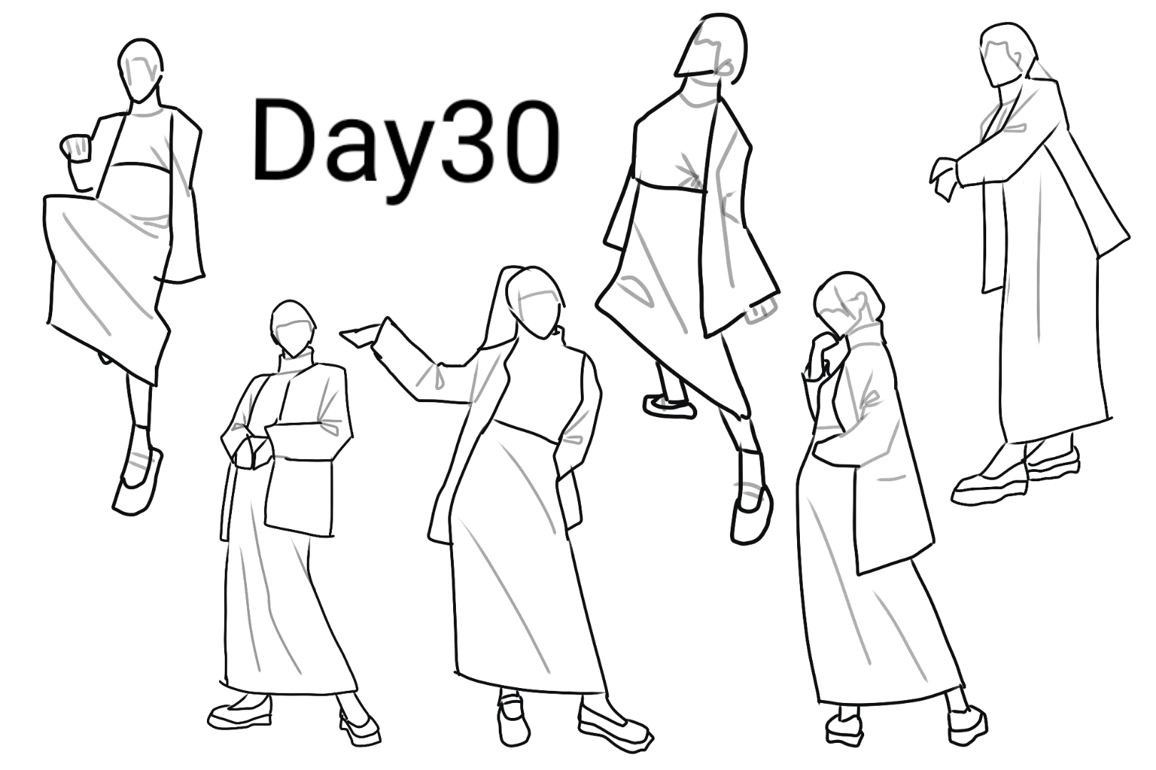 【速写60天挑战赛】Day30_黑雾气-站酷ZCOOL