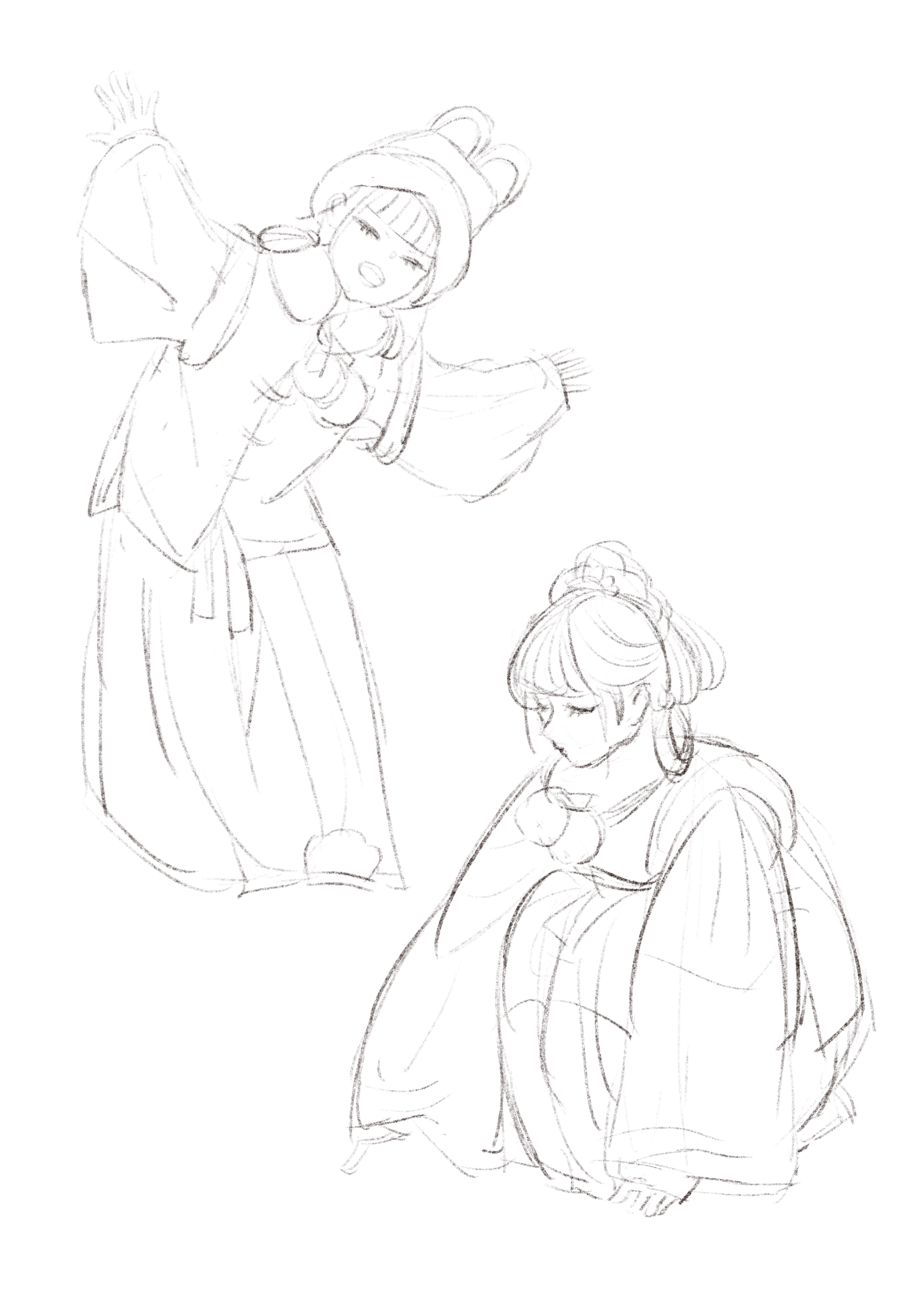 #速写60天挑战赛# day5_语荆-站酷ZCOOL