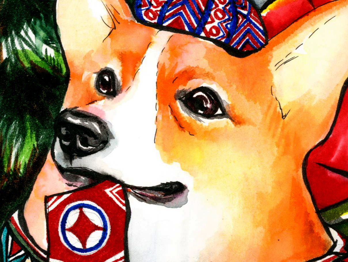 女人和狗_sunwoon-站酷ZCOOL