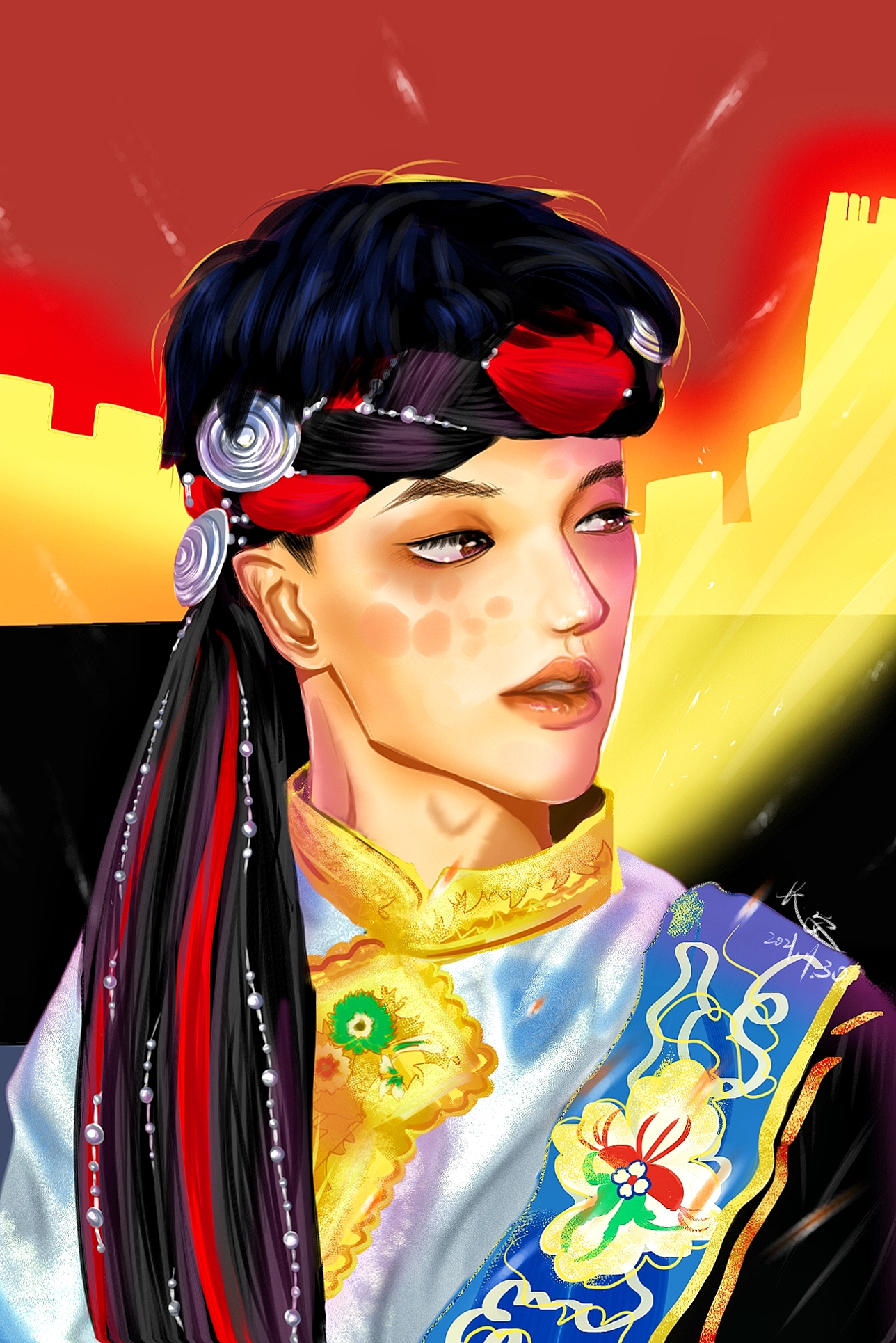 真人厚涂风_长安安安安安-站酷ZCOOL