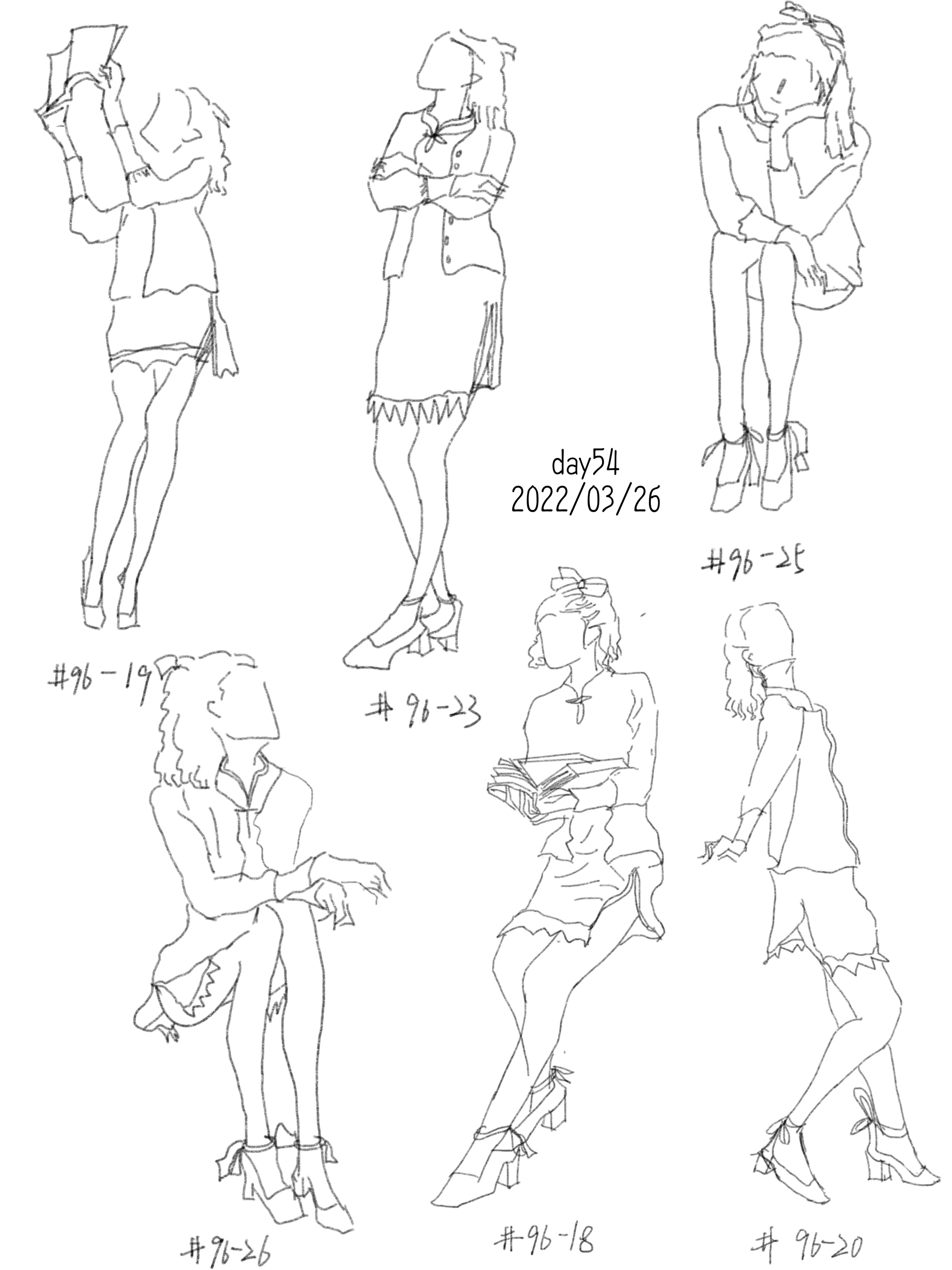 #速写60天挑战赛 #day54@速写班长 _月饮-站酷ZCOOL